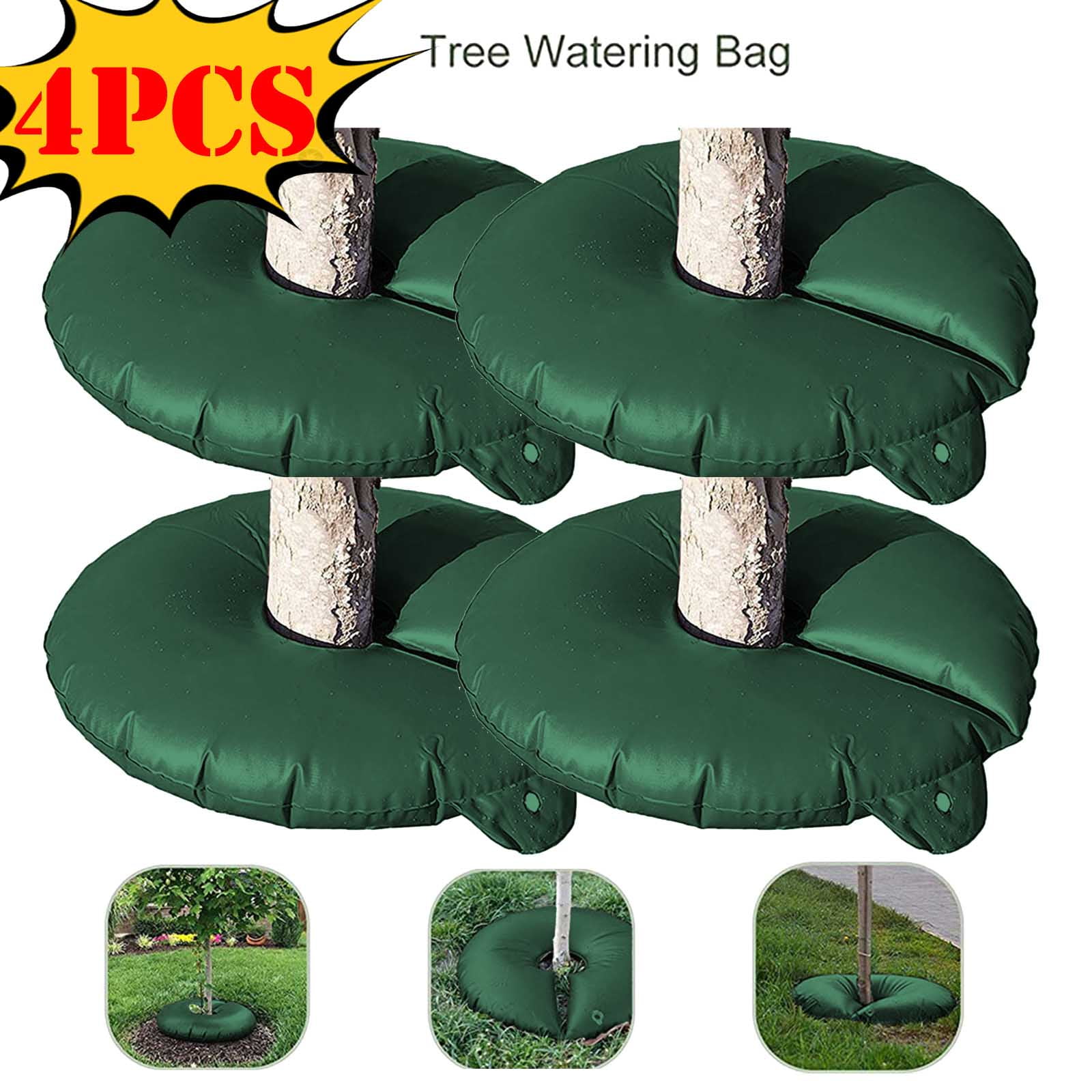 Tree Watering Bags 10 Gallon, Slow Release Watering Ring PVC Planting ...
