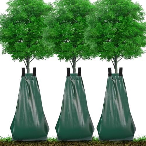 Tree Watering Bags 20 Gallon – 3 Pack Slow Release Drip Irrigation for ...