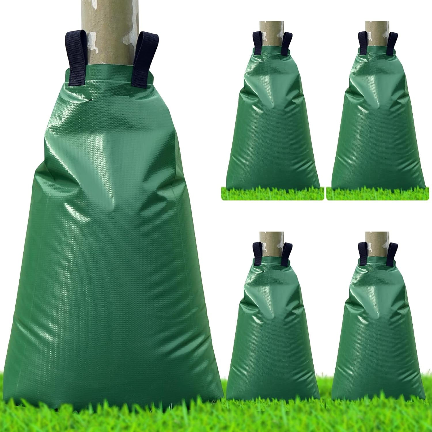 Tree Watering Bags with Slow Release: 20 Gallon - Reusable Watering ...