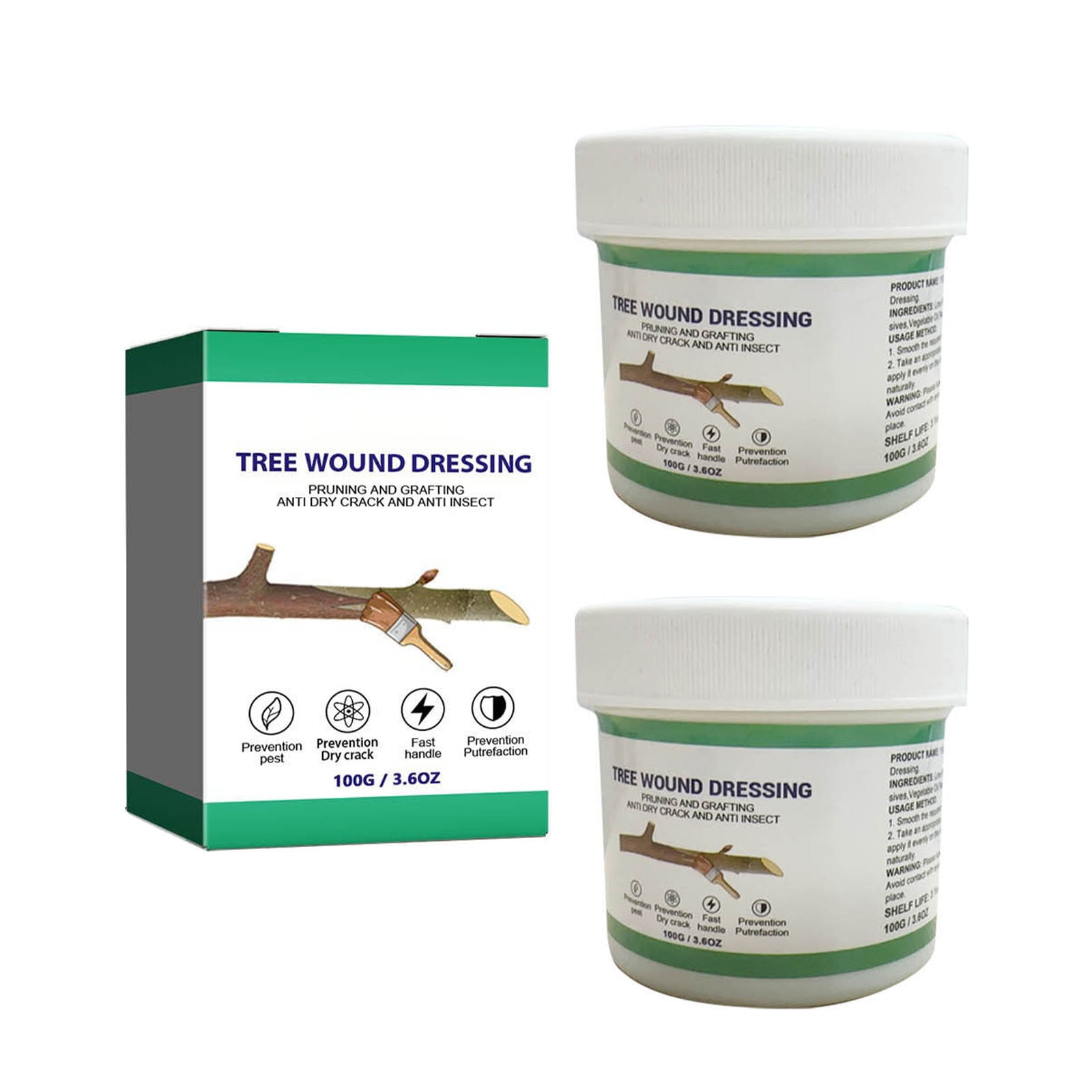 Tree Wound Dressing Paste - Promotes Healing for Bonsai Pruning ...