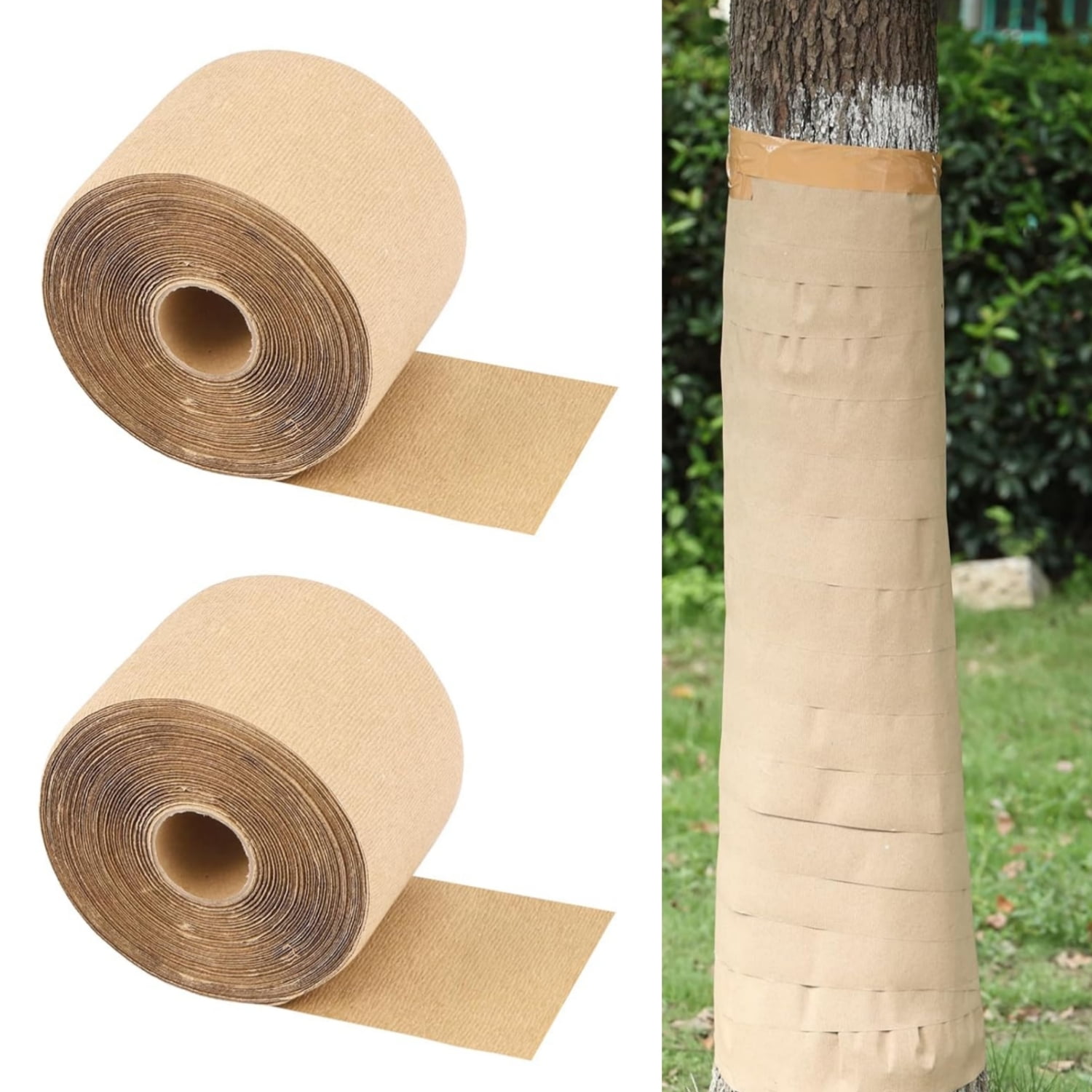 Tree Wrap Tree Protector Paper Wrap Frost Protection, Winter Tree Trunk ...