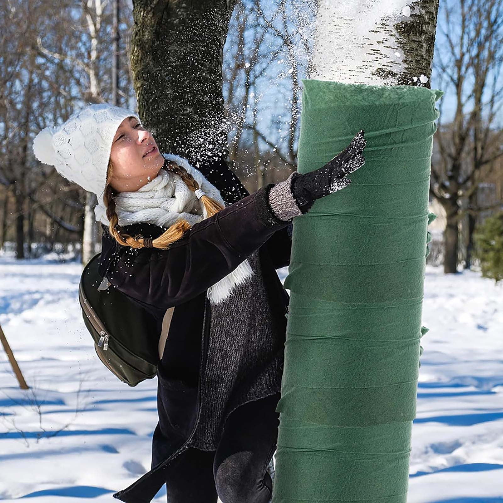 Tree Wraps to Protect Bark 50 Ft Tree Covers for Winter Cold-Proof ...