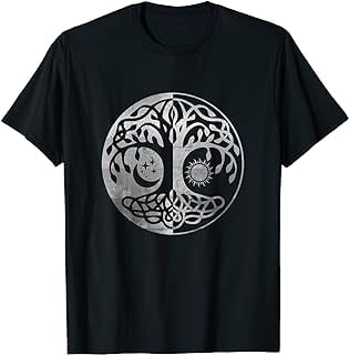 Tree Yggdrasil Of Life Viking Norway Runes Symbol Norse Rune T-Shirt ...