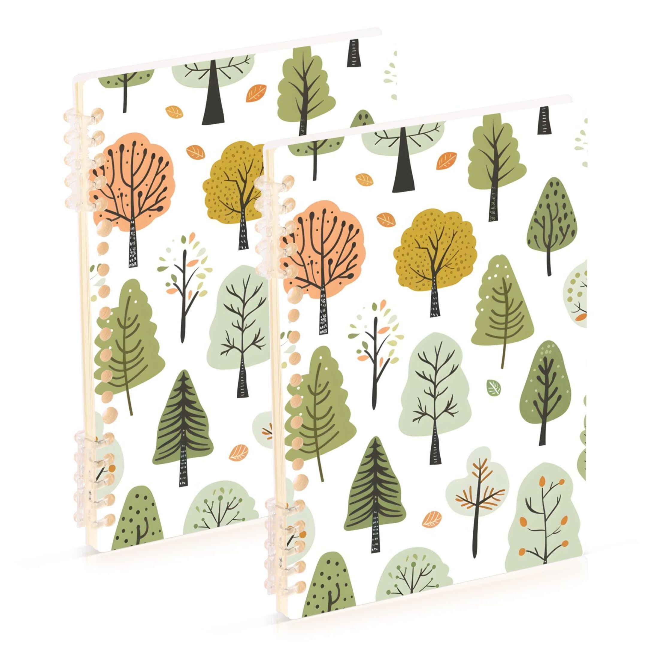 Tree in Forest Notebooks 2 Pcs 1-subject Journal 60 Sheets A5 College ...