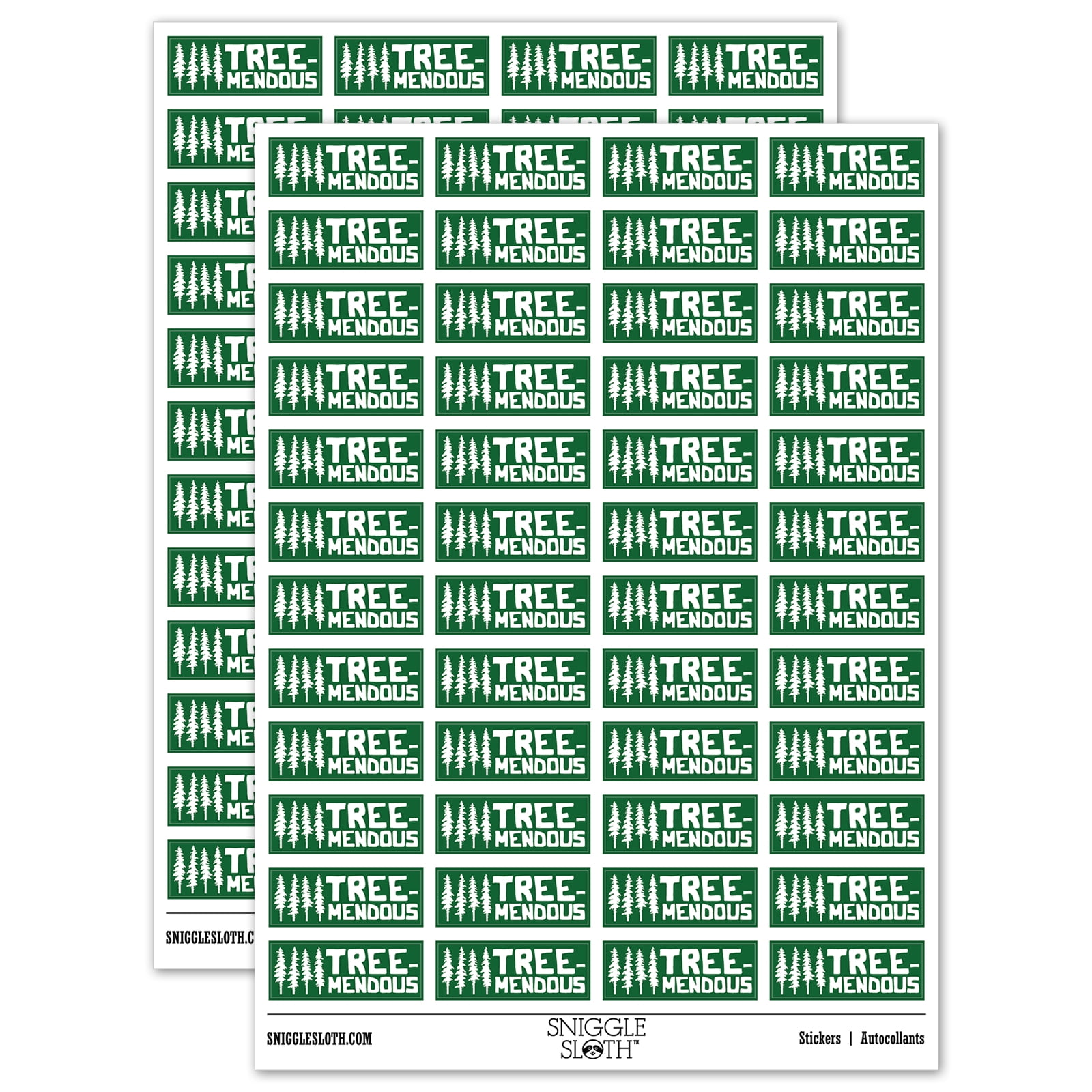 Tree-mendous Tremendous Trees Teacher Student School Sticker Set - Dark ...