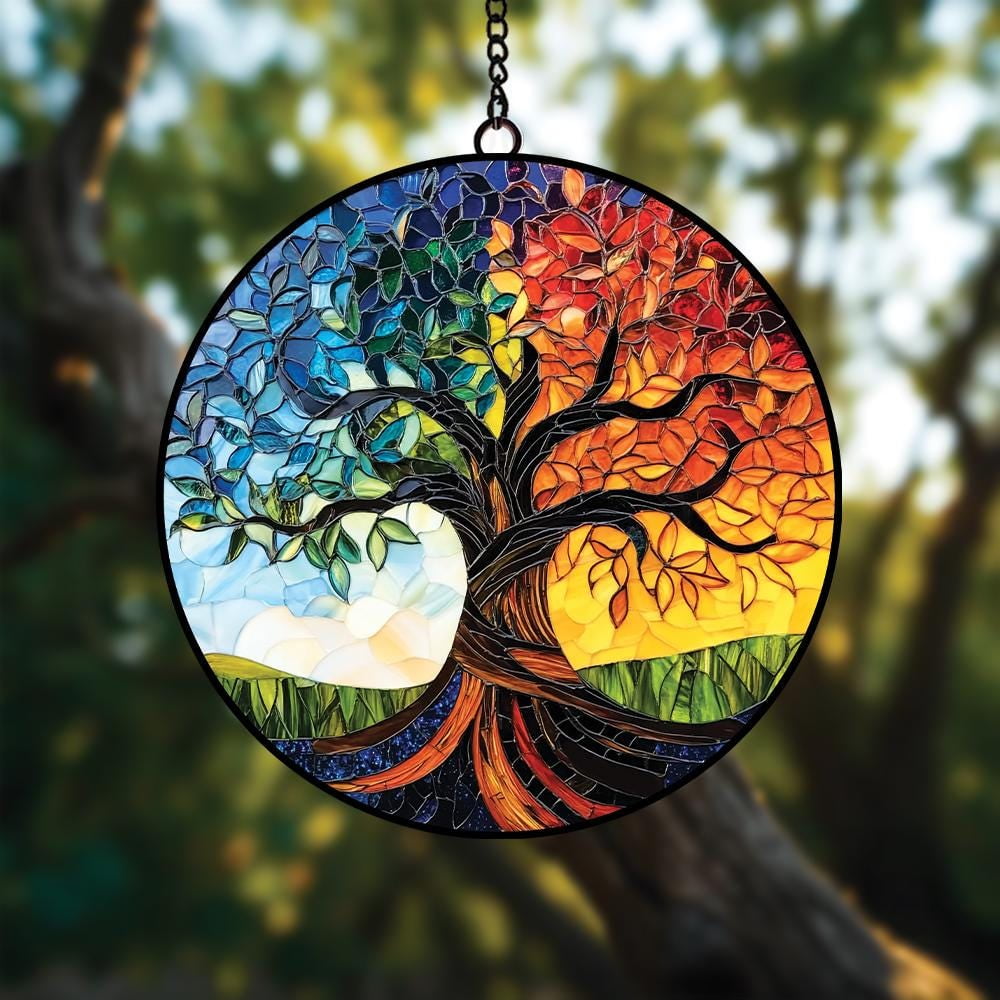 Tree of Life Acrylic Suncatcher, Light Catcher Window Hanging, Perfect ...