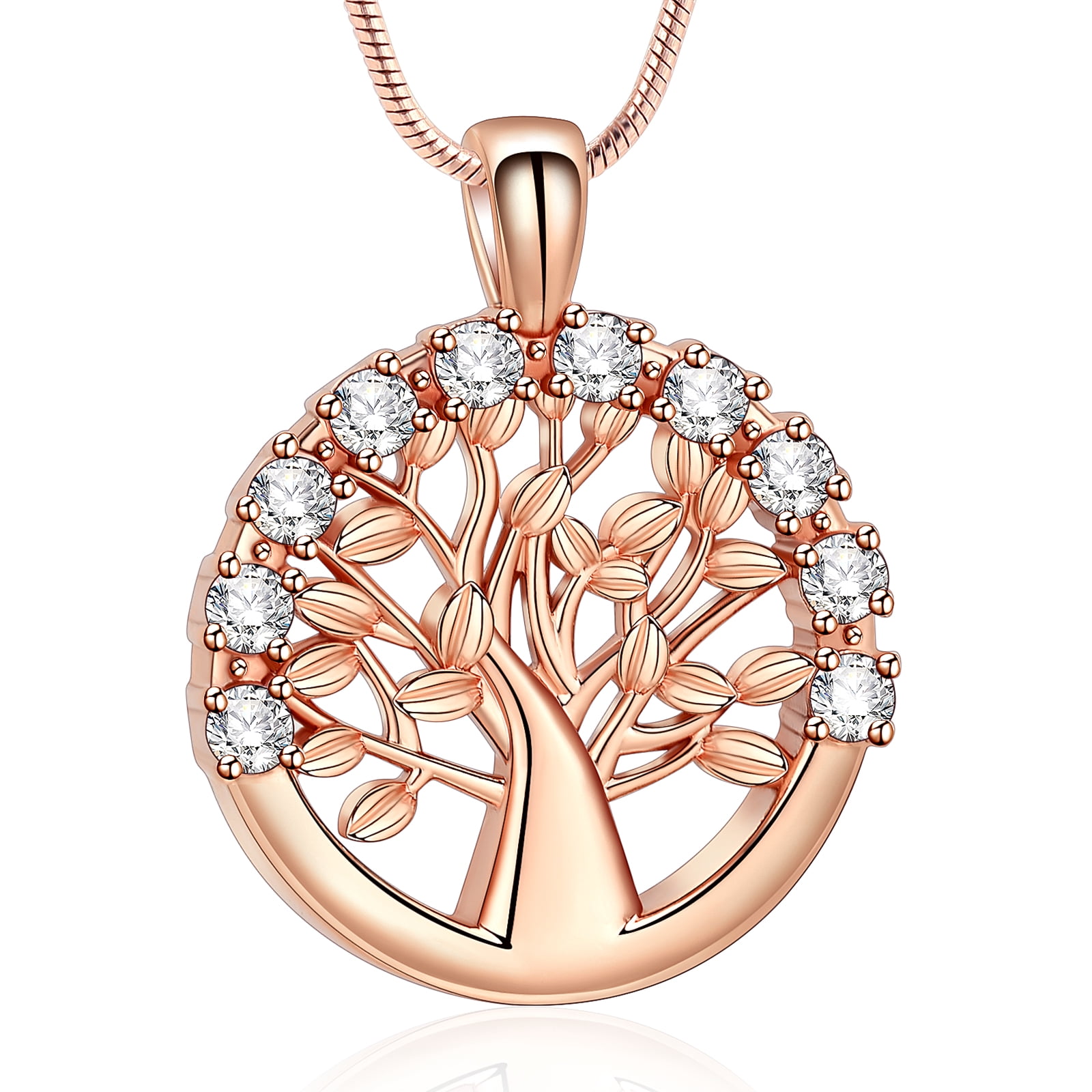 Tree of Life Cremation Necklace for Ashes Of Loved Ones Valentines Day ...