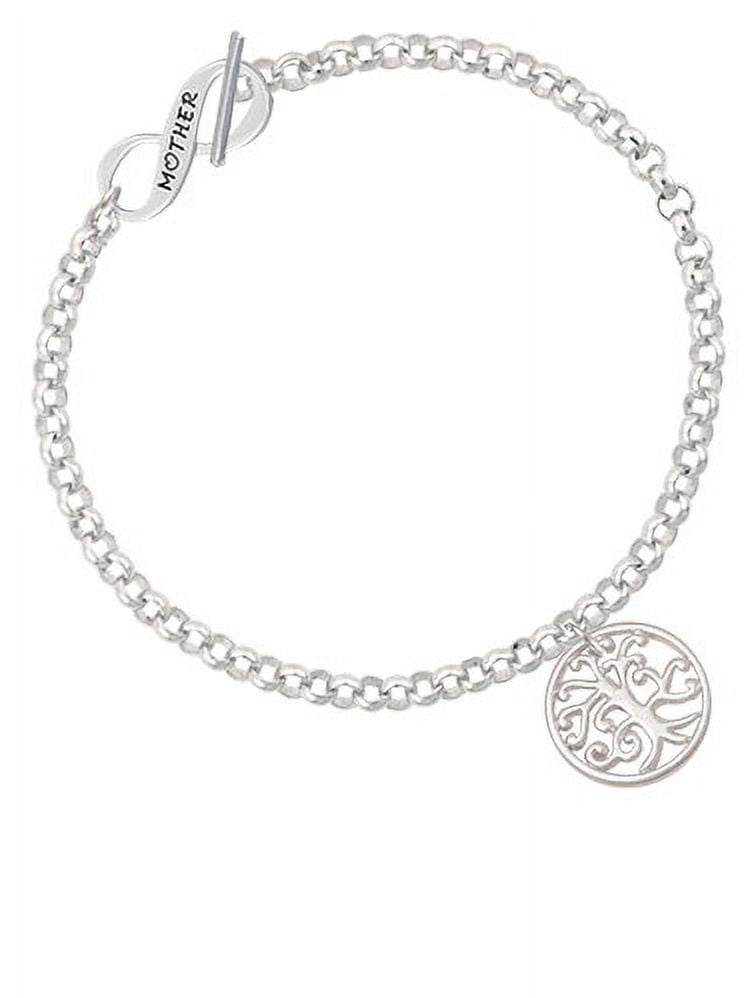 Tree of Life Cutout Mother Infinity Toggle Chain Bracelet - Walmart.com