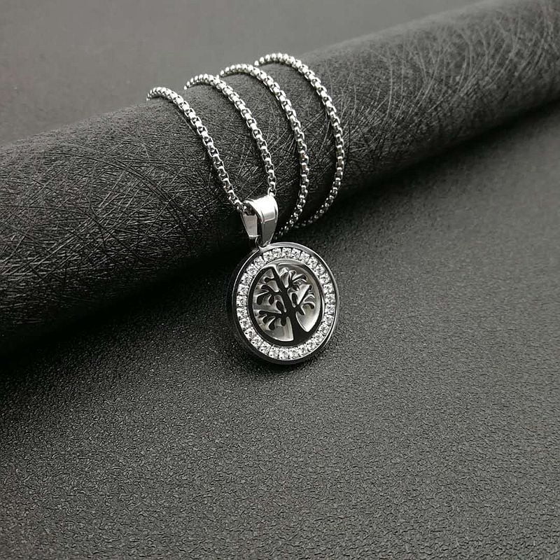 Tree of Life Necklace 14K Yellow Gold Trees Jewelry Sets Trendy ...