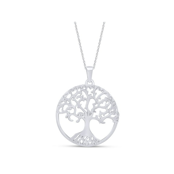AFFY Paw Print Pendant Necklace In 10k White Gold - Walmart.com