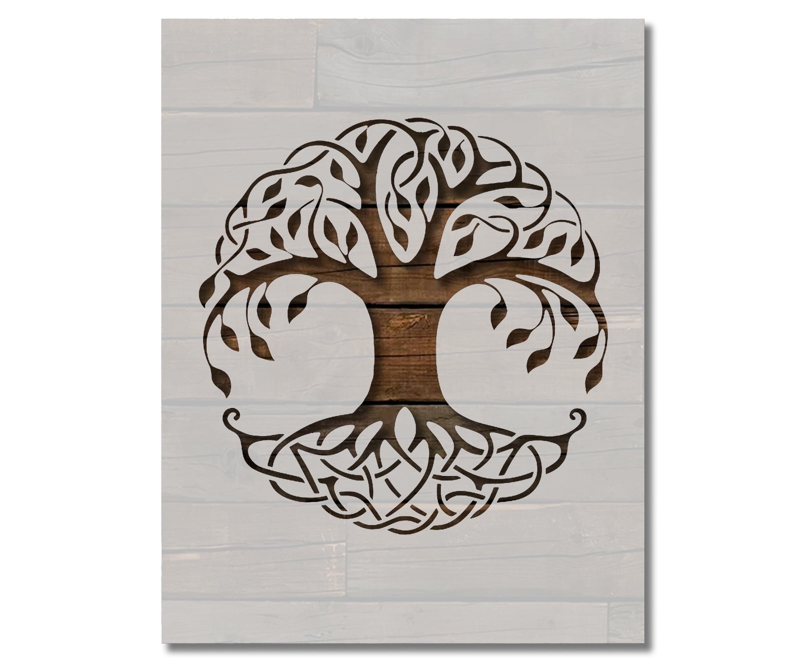 Tree of Life Stencil Template Reusable 8.5 x 11 Inches for Painting on ...