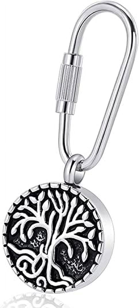 Tree of Life Urn Cremation Keepsake Keyring for Ashes Urn Memorial ...