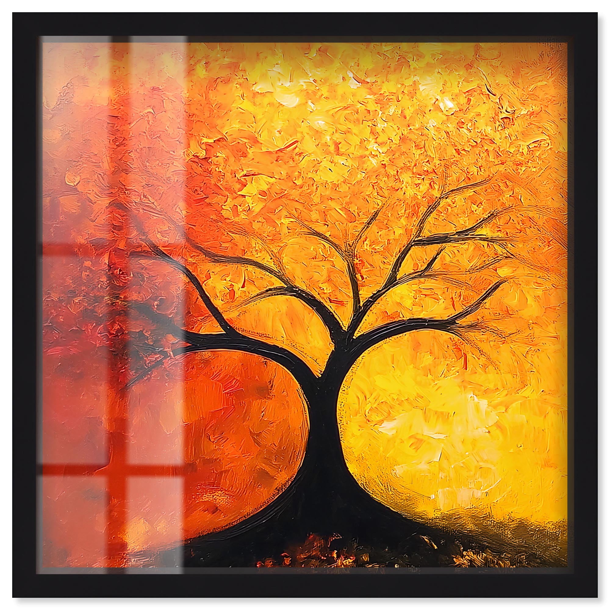 Tree of Opposites I Shadowbox Print Nature Paintings by Art Remedy ...