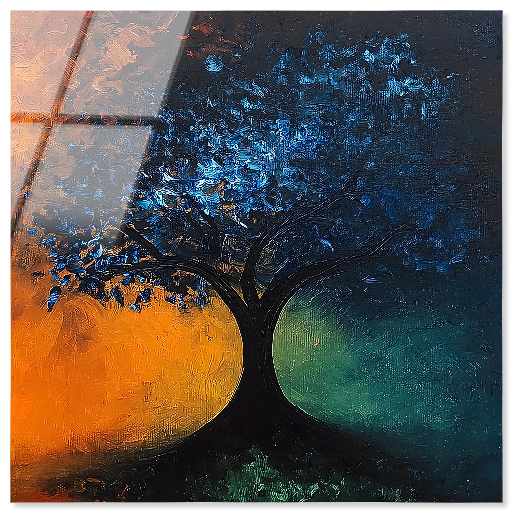 Tree of Opposites II Acrylic Nature Paintings by Art Remedy, Ready to ...