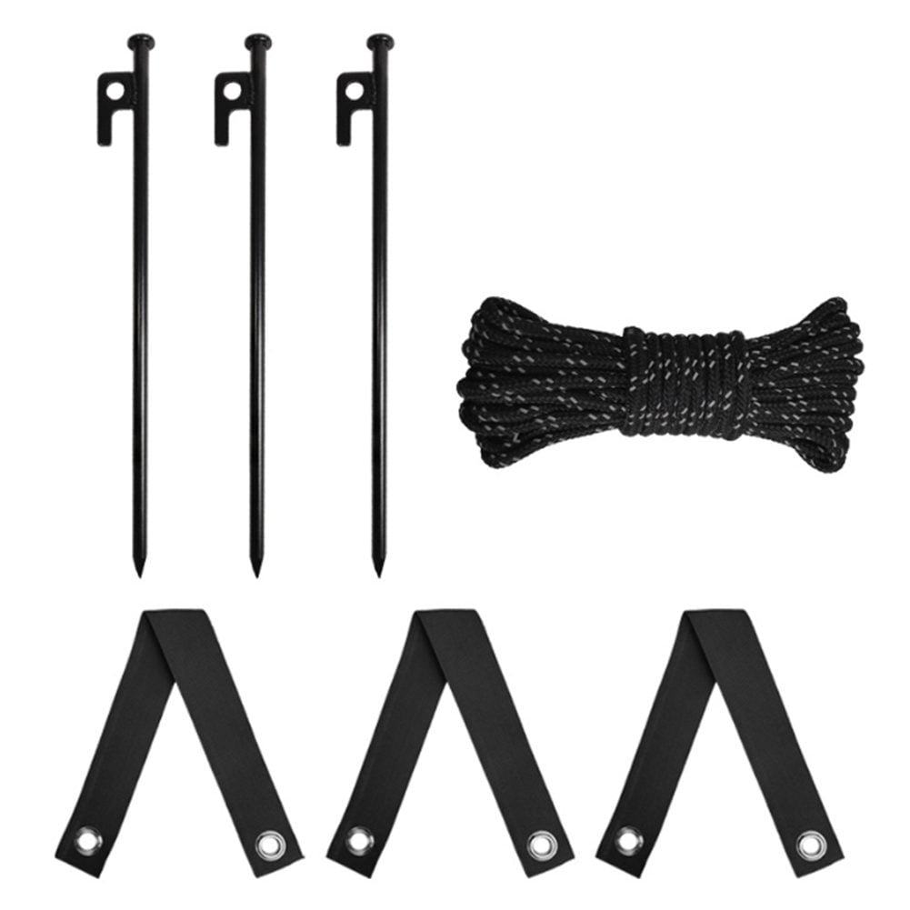 Tree support kit - 40cm straps, 30cm ground spikes and 4m rope ...