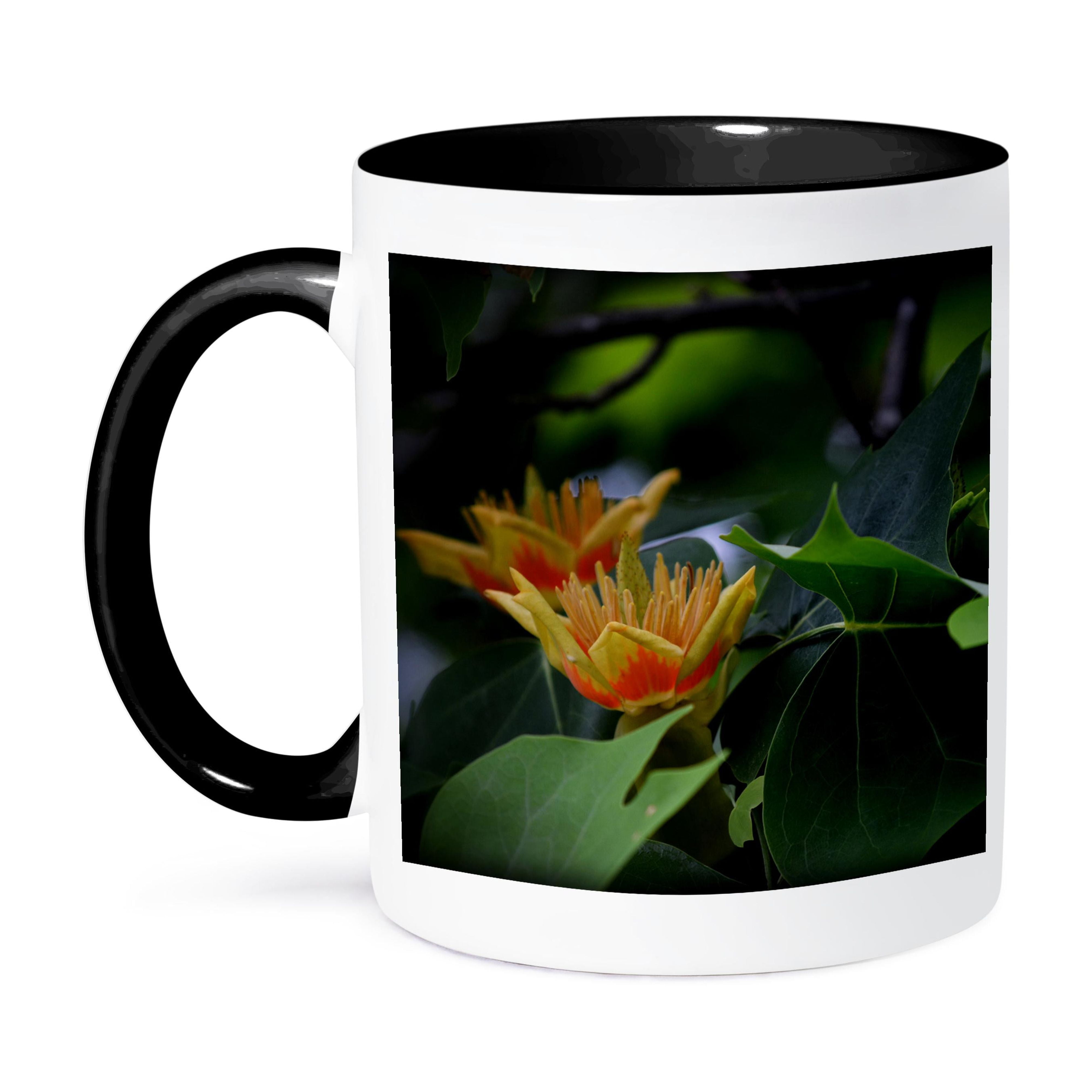 3dRose, Tree with Yellow Flowers is a unique tree in the Smokey ...