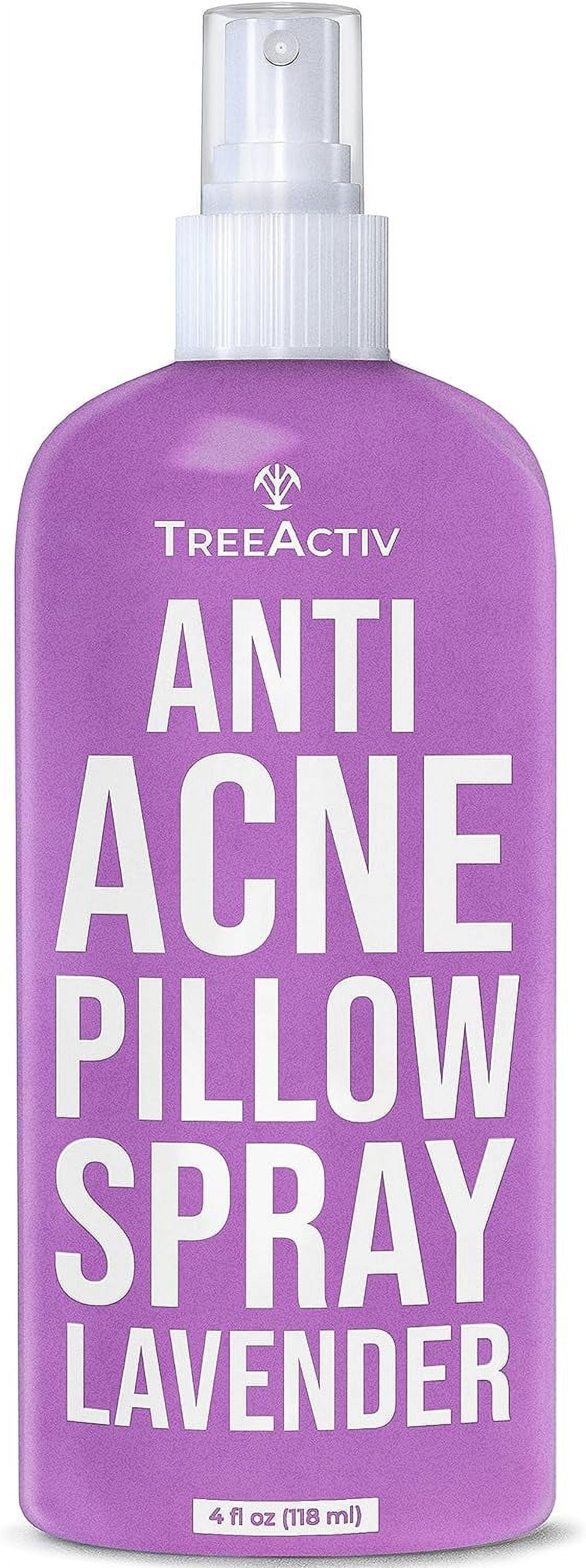 TreeActiv Anti-Acne Pillow Spray Lavender 4 fl oz, Refreshing Fabric ...