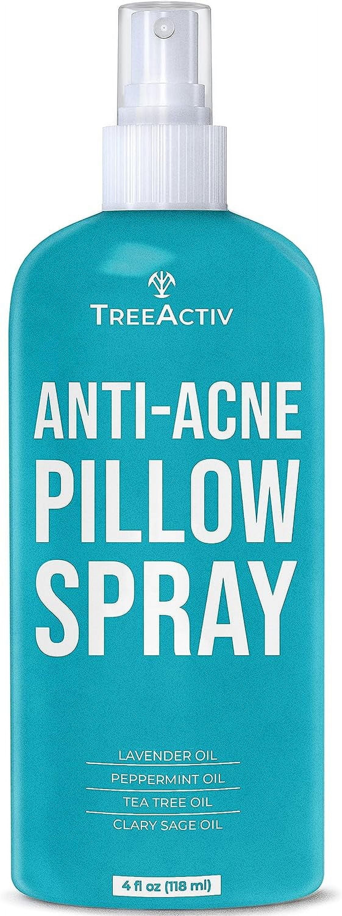 TreeActiv Anti-Acne Pillow and Linen Spray, Peppermint & Tea Tree Oil ...