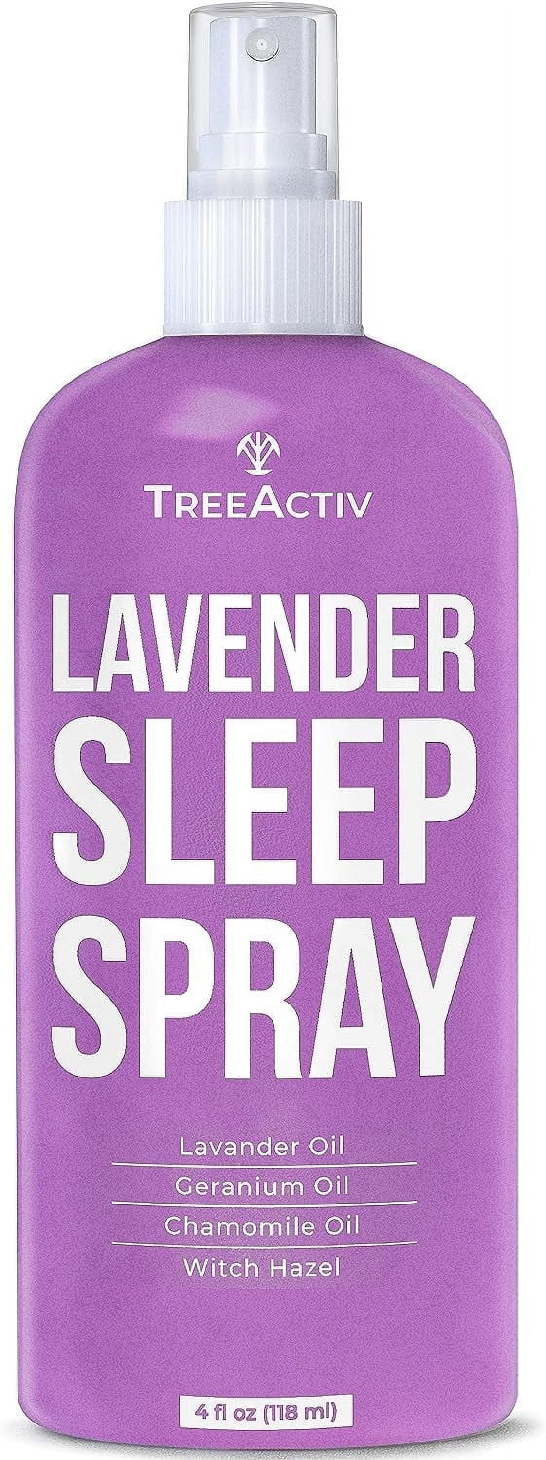 TreeActiv Lavender Essential Oil Sleep Spray with Chamomile, 4 fl oz, 1 ...
