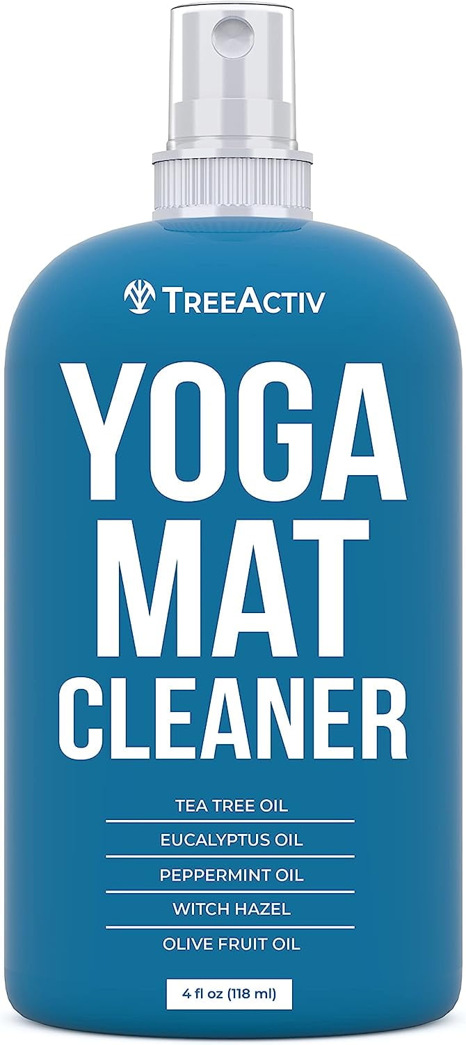 TreeActiv Yoga Mat Cleaner Spray, Tea Tree Oil, Hypoallergenic, Skin ...