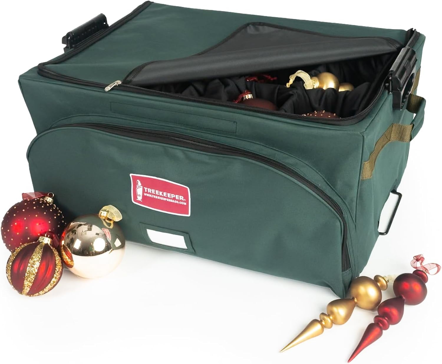 TreeKeeper Stack & Lock™ Adjustable Christmas Ornament Storage Box ...