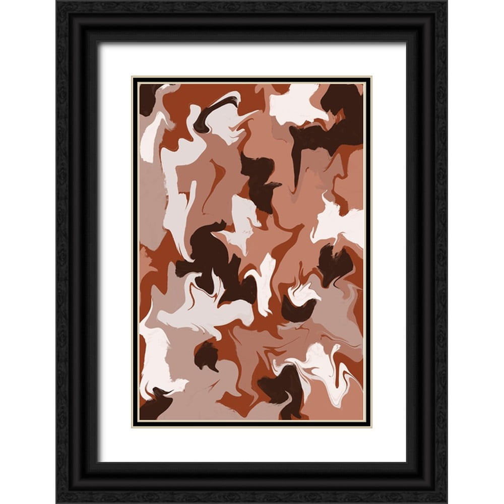 Treechild 11x14 Black Ornate Wood Framed with Double Matting Museum Art ...