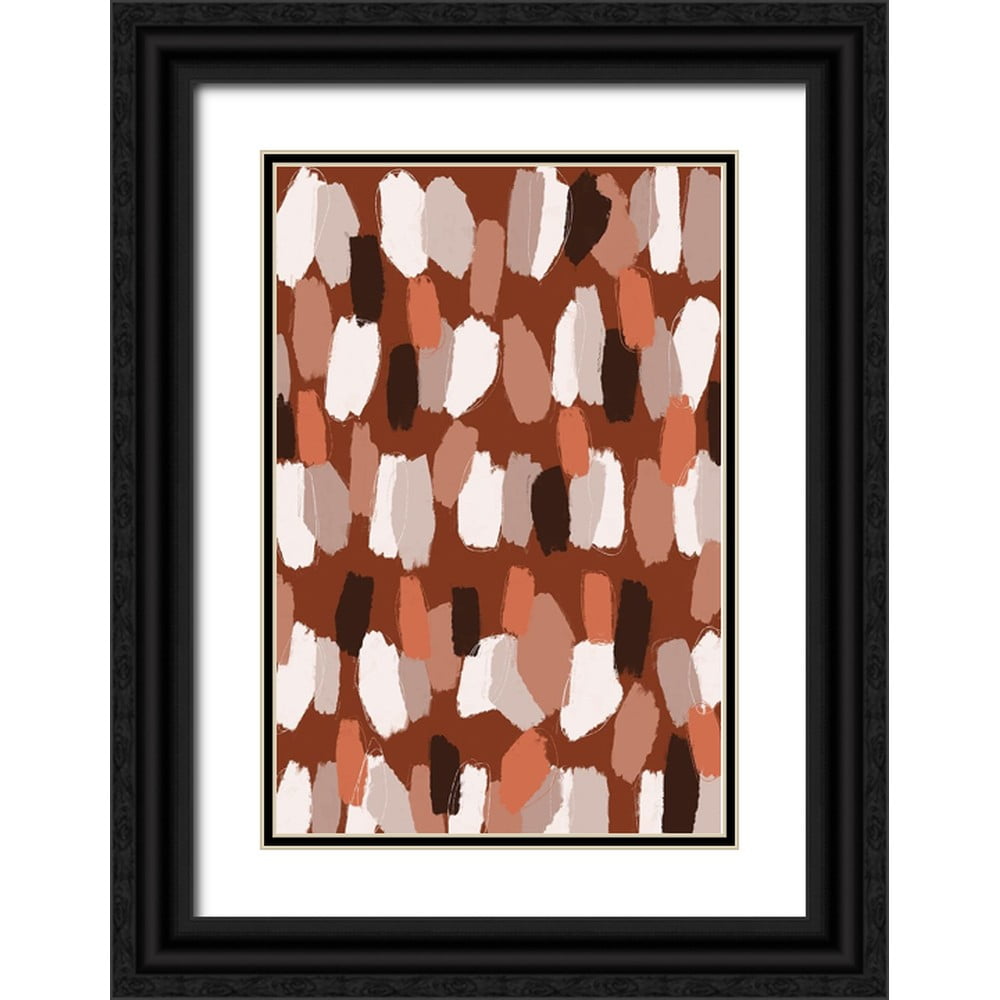Treechild 11x14 Black Ornate Wood Framed with Double Matting Museum Art ...