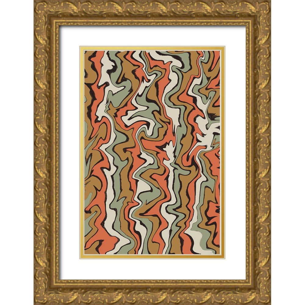 Treechild 17x24 Gold Ornate Wood Framed with Double Matting Museum Art ...