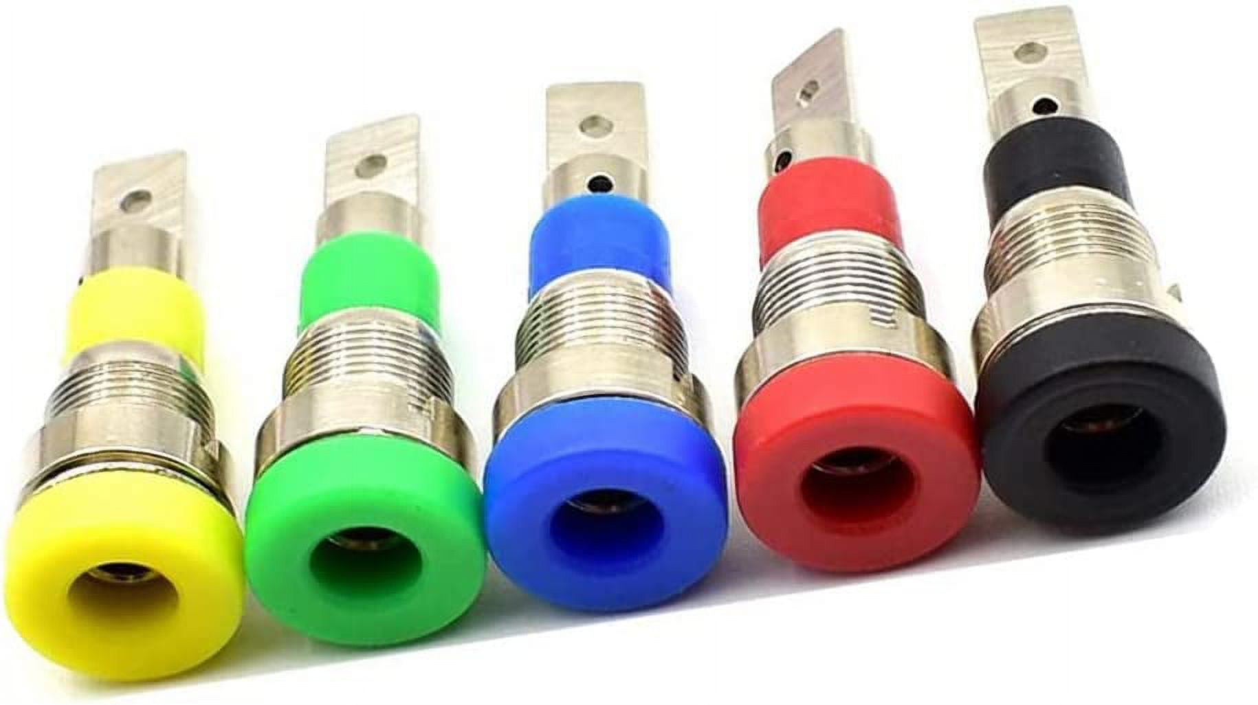 Treedix 10pcs 4mm Banana Female Jack Socket Adapter Panel Mount Binding ...