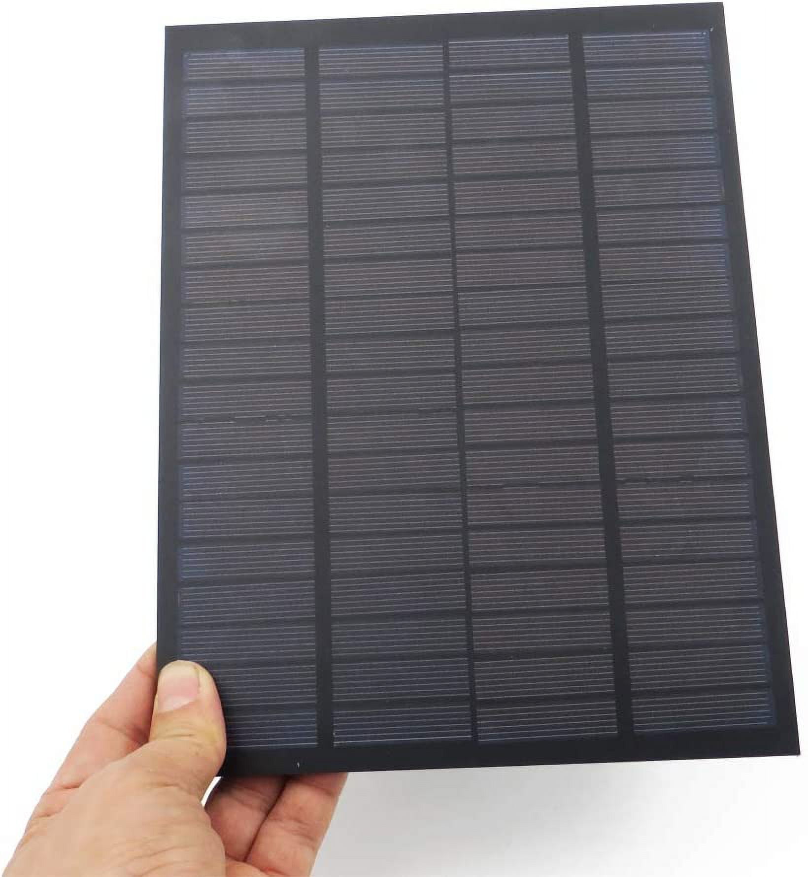 Treedix 18V Polysilicon Solar Panel Glue Solar Cell Battery Charger DIY ...