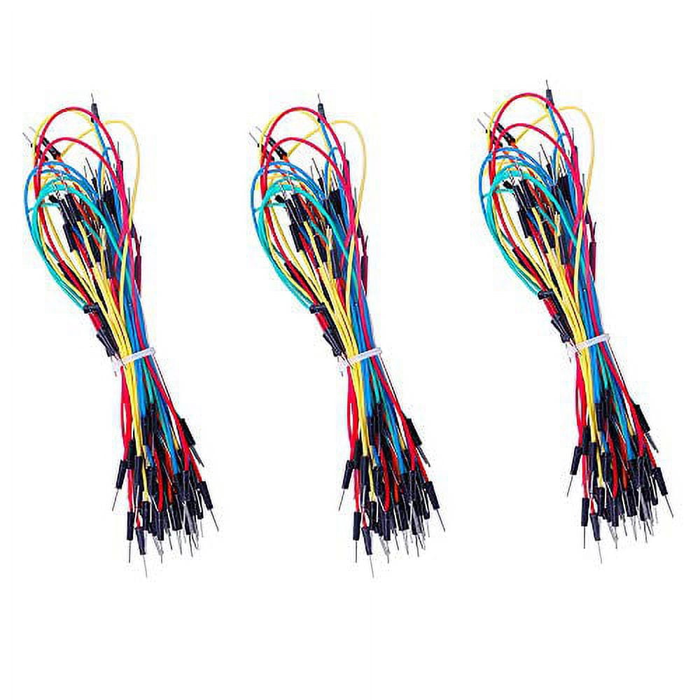 Treedix 195pcs Multicolored Breadboard Jumper Wires Solderless Flexible ...