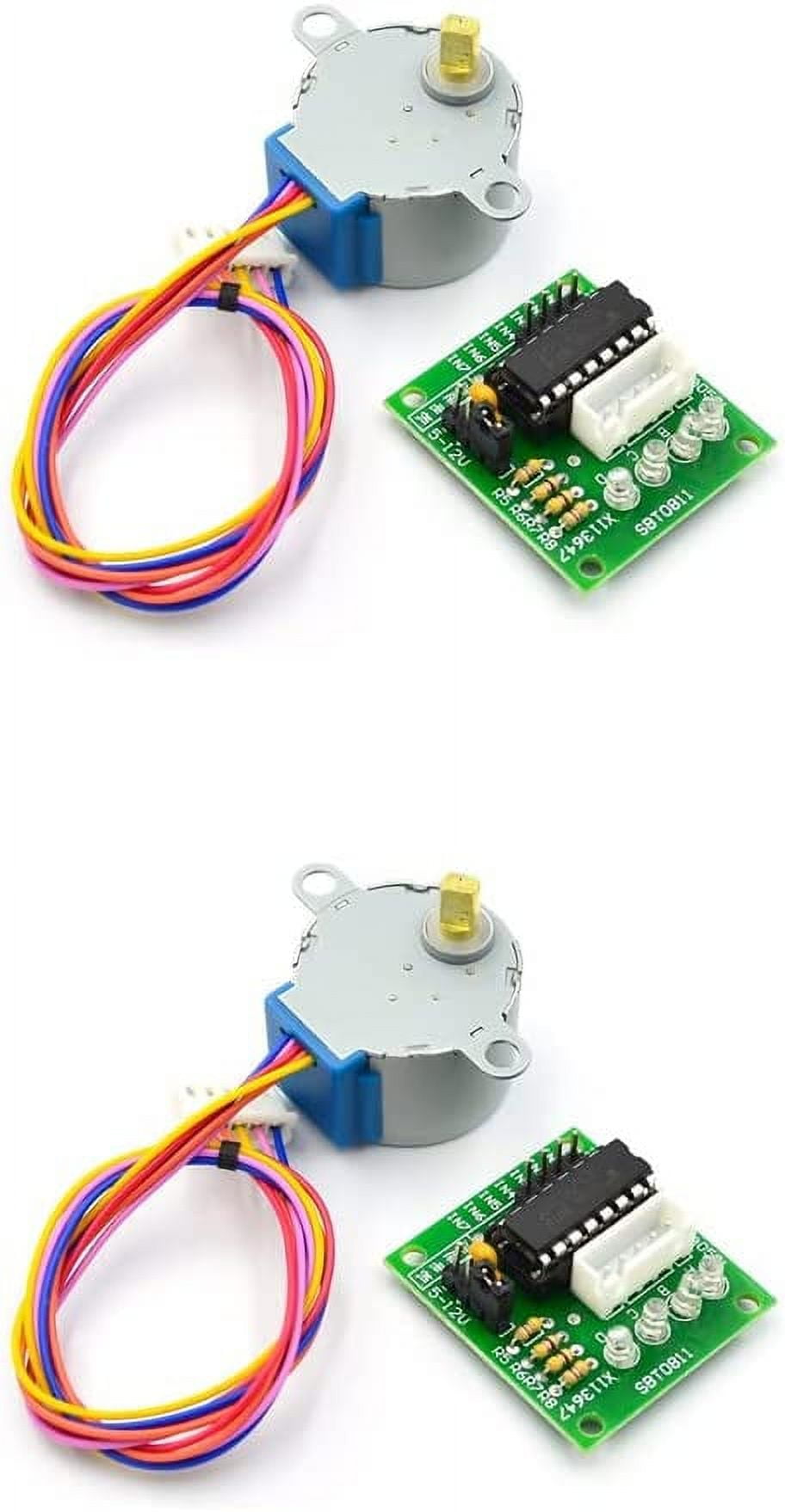 Treedix 2 Sets ULN2003 Stepper Motor Driver Board 5V Stepper Motor ...