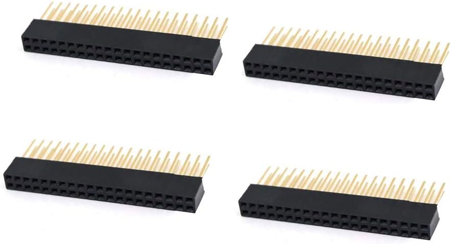 Treedix 2 x 20 Pin Stacking Header Female Pin Header Compatible with ...