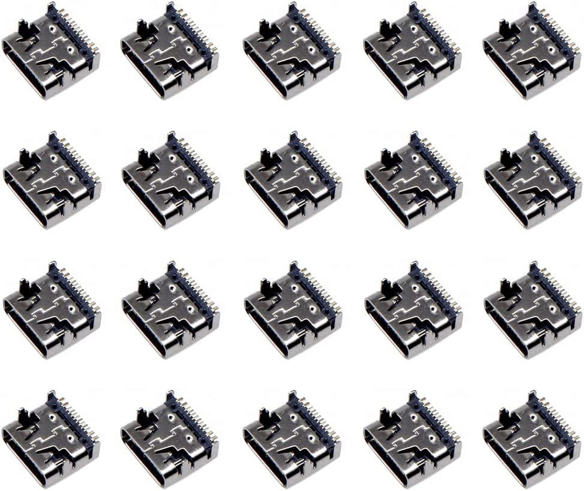 Treedix 20PCS USB Type C 3.1 Female Socket Connector Jack Port 16-Pin ...