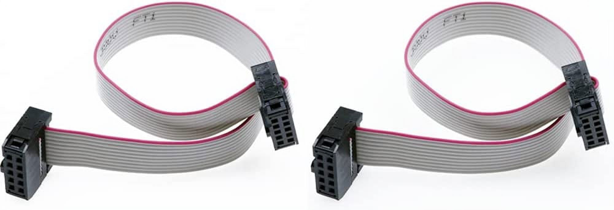 Treedix 2PCS IDC Ribbon Connector Flat Ribbon Cable Jtag Cable 2.54mm ...