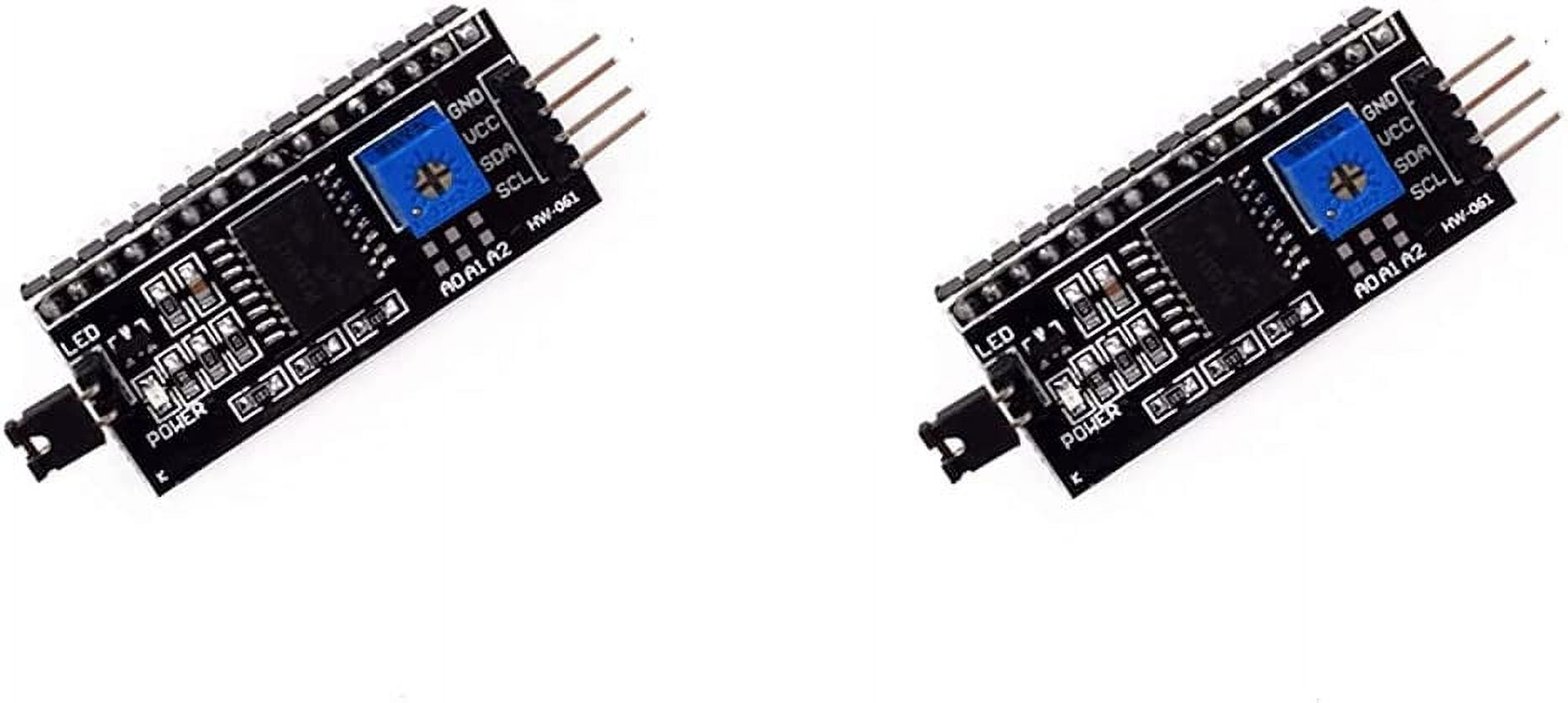 Treedix 2PCS IIC/I2C/Interface LCD1602 LCD Screen Adapter Board IIC Serial Interface Adapter ...