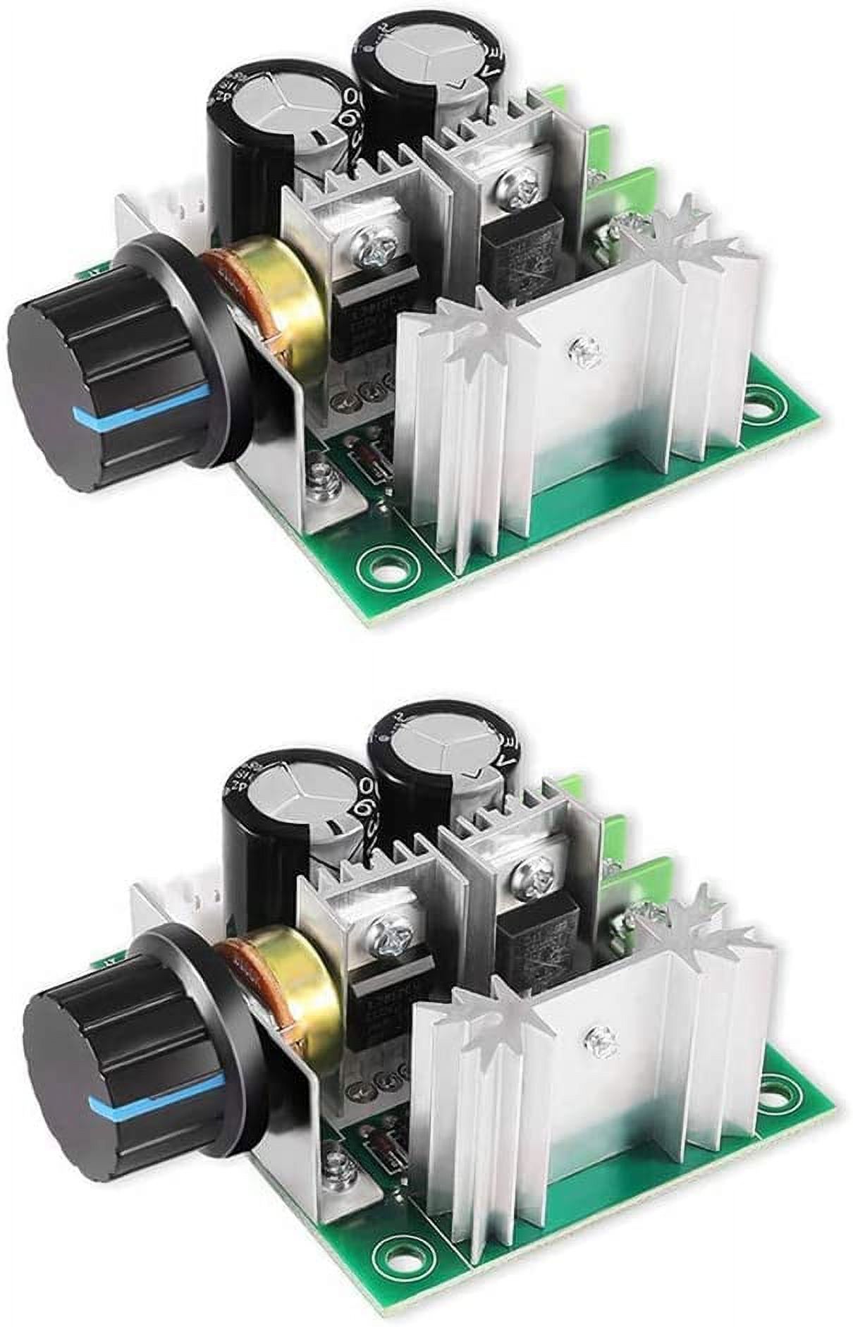 Treedix 2pcs DC Motor Pump Speed Governor PWM Variable Speed Switch High-Efficiency 12V-40V 10A ...