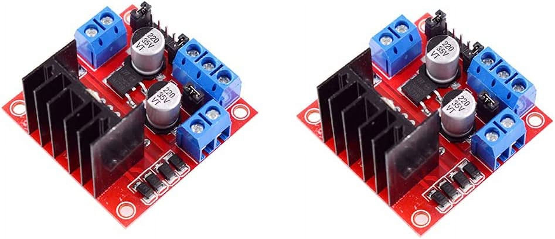 Treedix 2pcs L298N Motor Driver Board Module DC Stepper Motor Robot ...