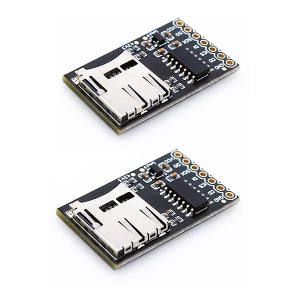 Treedix 2pcs Level Shifting SSF20 MicroSD Breakout Board with SPI ...