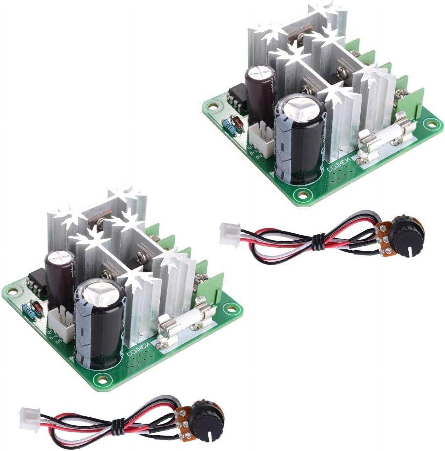 Treedix 2pcs Motor Pump Speed Controller DC6V-90V 15A Universal PWM Controller DC Motor Speed ...