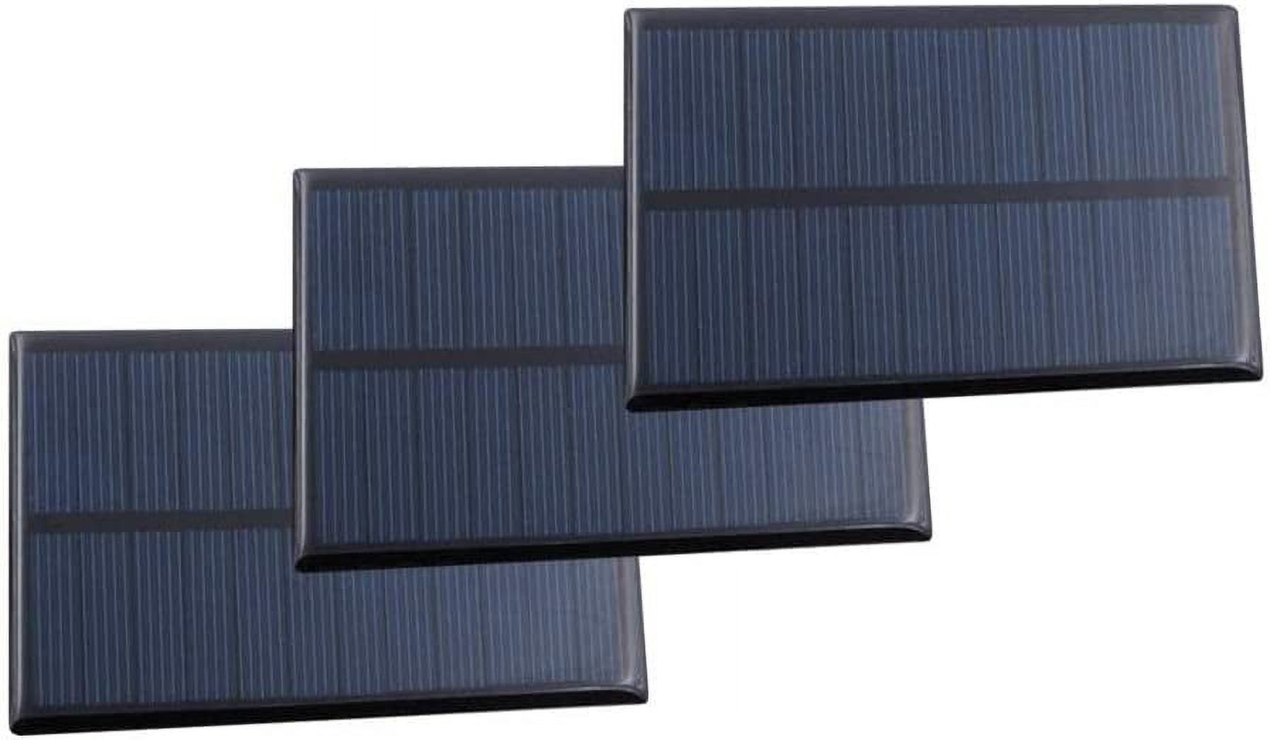 Treedix 3pcs 6V 1W Polysilicon Solar Panel Glue Solar Cell Battery ...