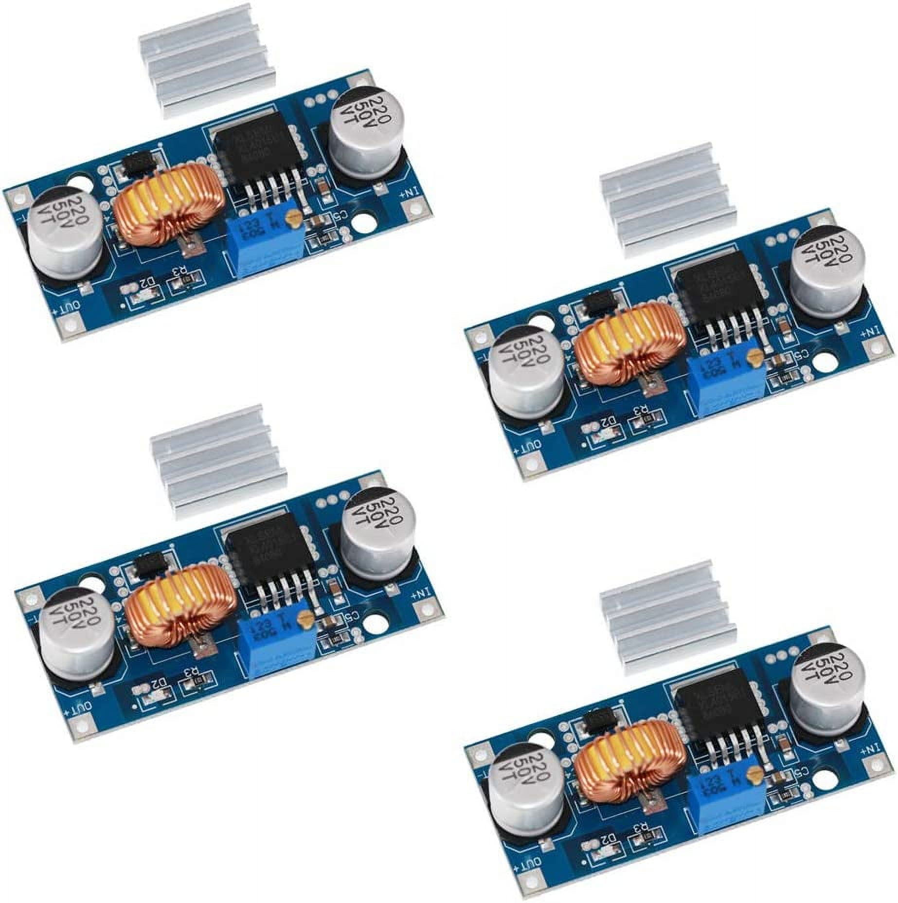 Treedix 4 pcs XL4015E 5A 4-38V Adjustable Voltage Regulator High Power ...