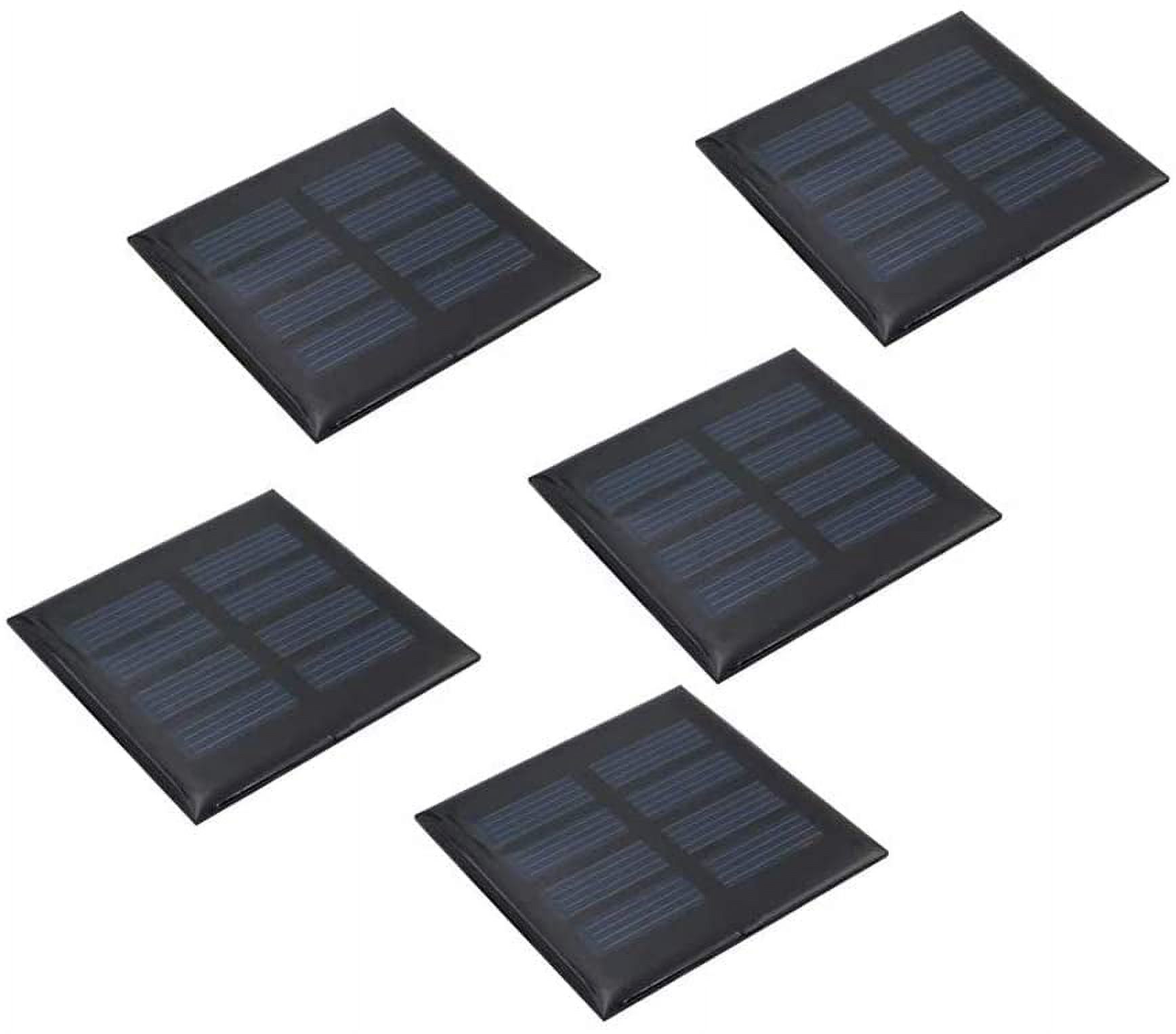 Treedix 5pcs 2V 100mA Polysilicon Solar Panel Glue Solar Cell Battery ...