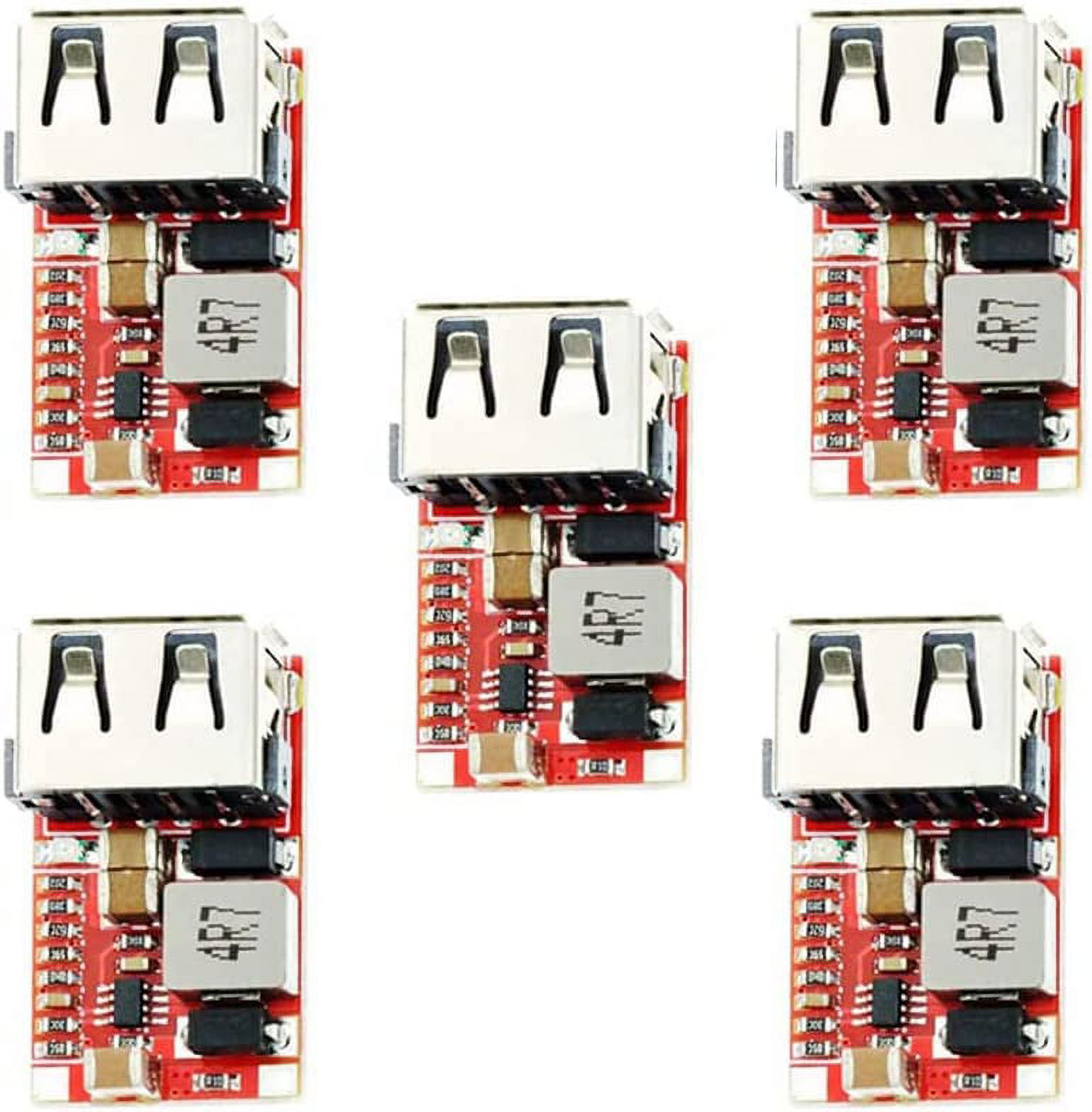 Treedix 5pcs 5V 3A USB Charger Module Compatible with Most Smartphones ...