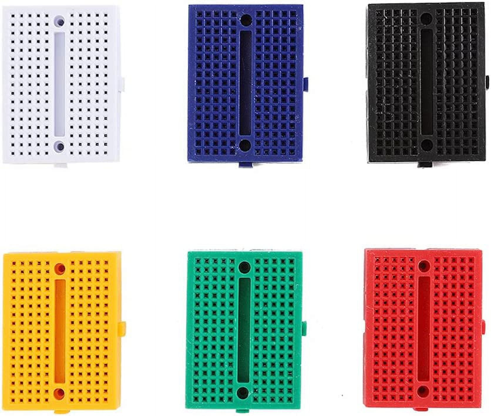 Treedix 6PCS Mini Breadboard PCB Circuit Board Solderless Prototype Breadboard for Arduino ...