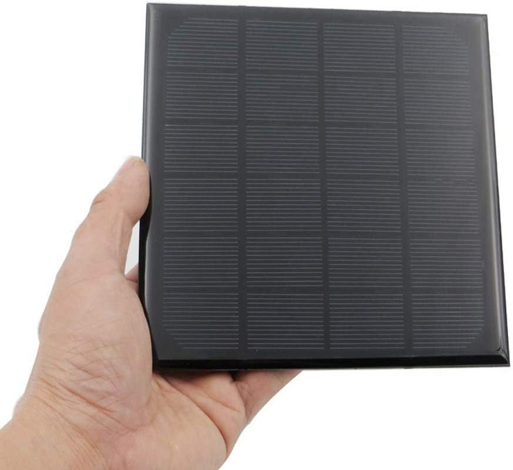 Treedix 6V 3W Polysilicon Solar Panel Glue Solar Cell Battery Charger ...