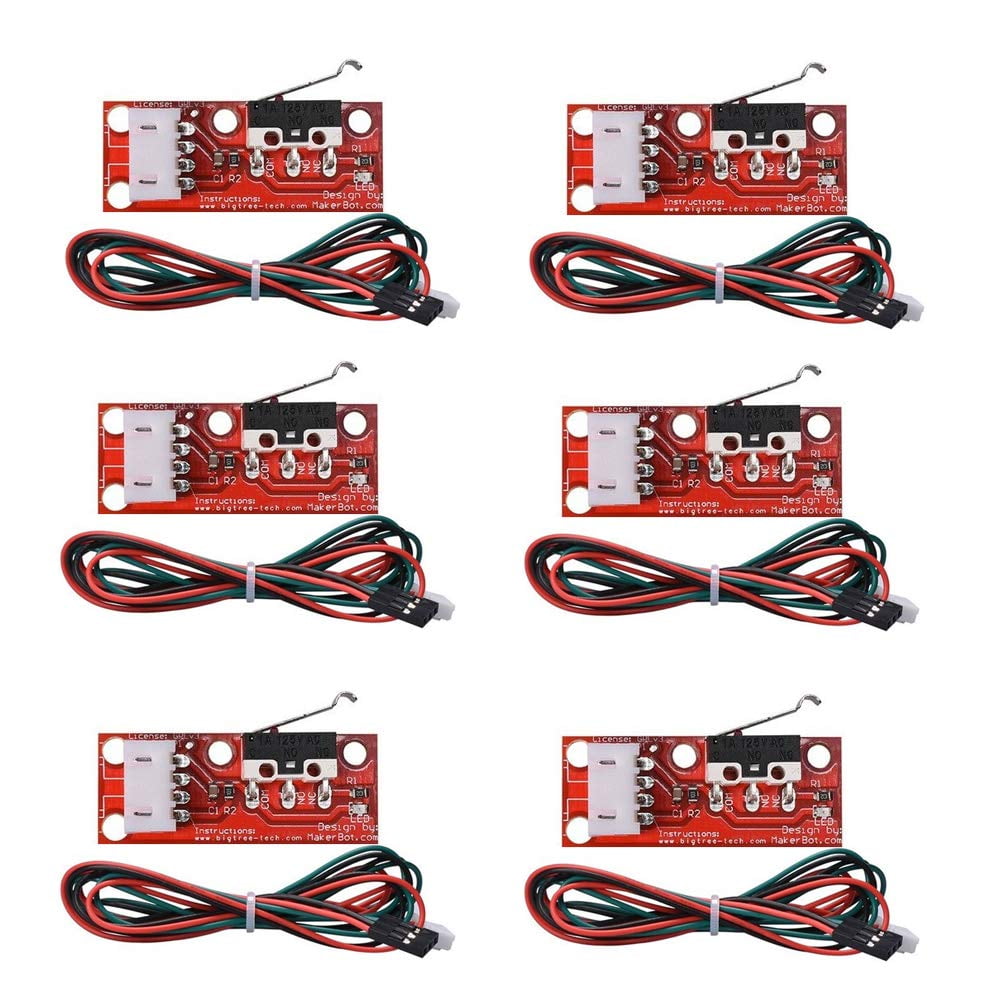 Treedix 6pcs Mechanical Endstop Limit Switch Module with Cable ...