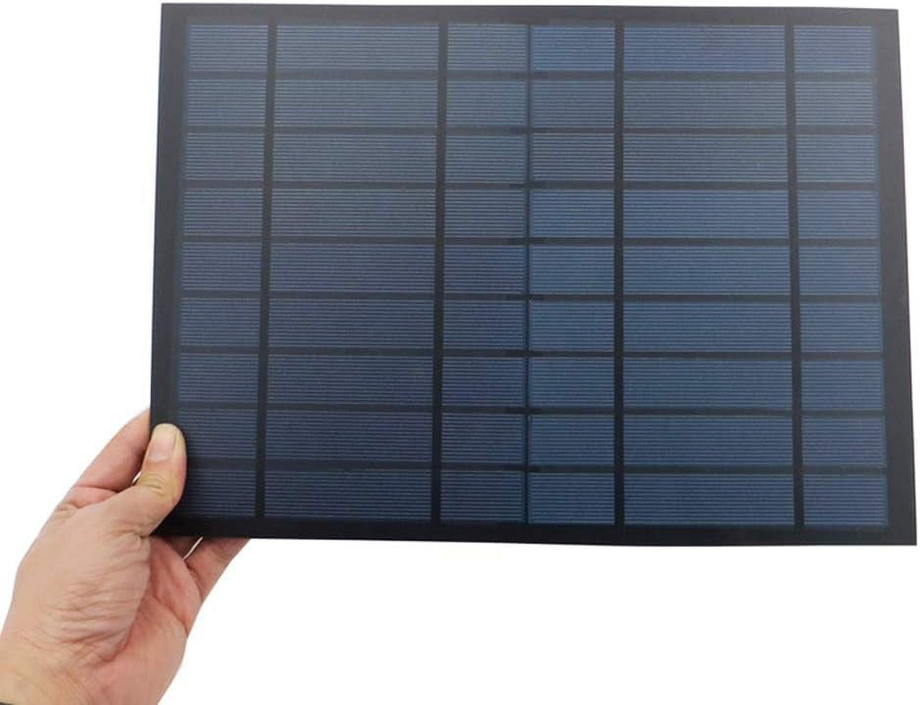 Treedix 9V Polysilicon Solar Panel Glue Solar Cell Battery Charger DIY ...