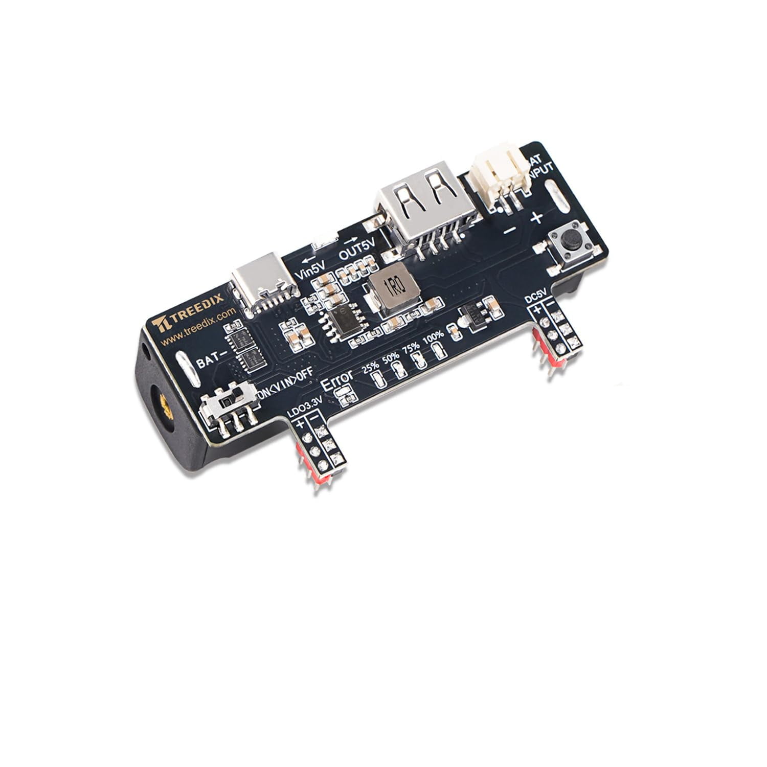 Treedix Breadboard Power Supply RRF12 Module 3.3V 200mA Breadboard ...