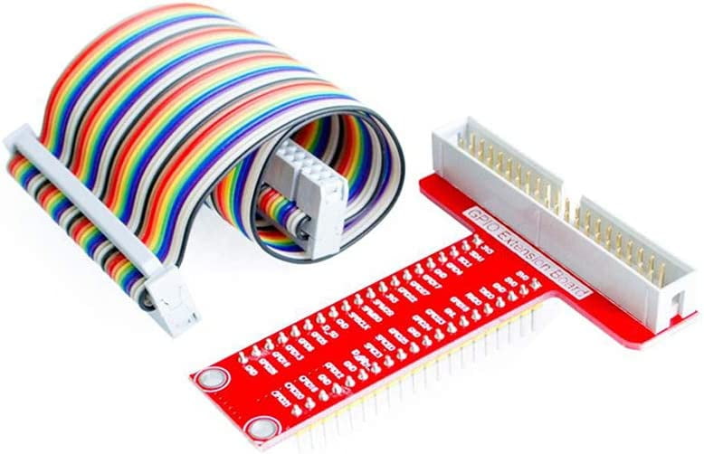 Treedix GPIO Breakout Expansion Kit Compatible with Raspberry Pi, T-Type Expansion Board, Female ...